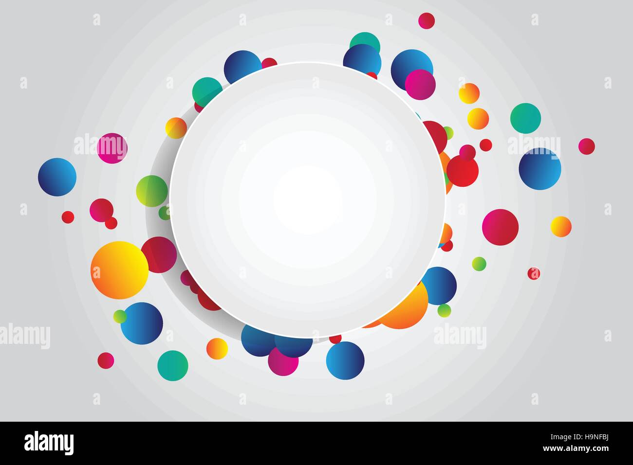 Colorful vector background with bright rainbow elements Stock Vector ...
