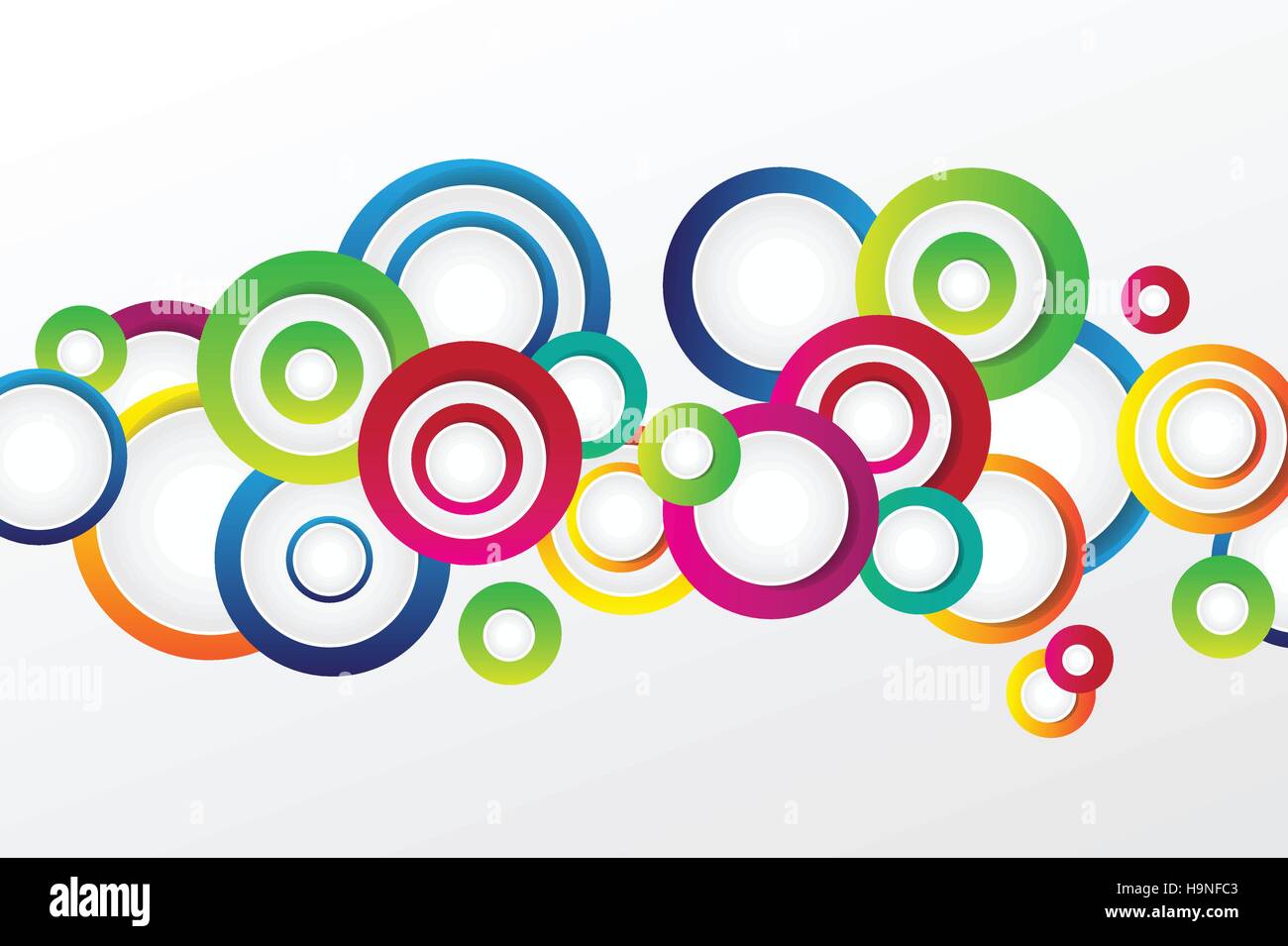 Colorful vector background with bright rainbow elements Stock Vector ...