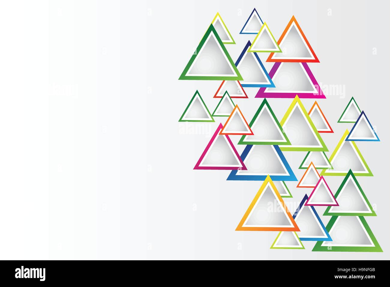 Colorful vector background with bright rainbow elements Stock Vector ...