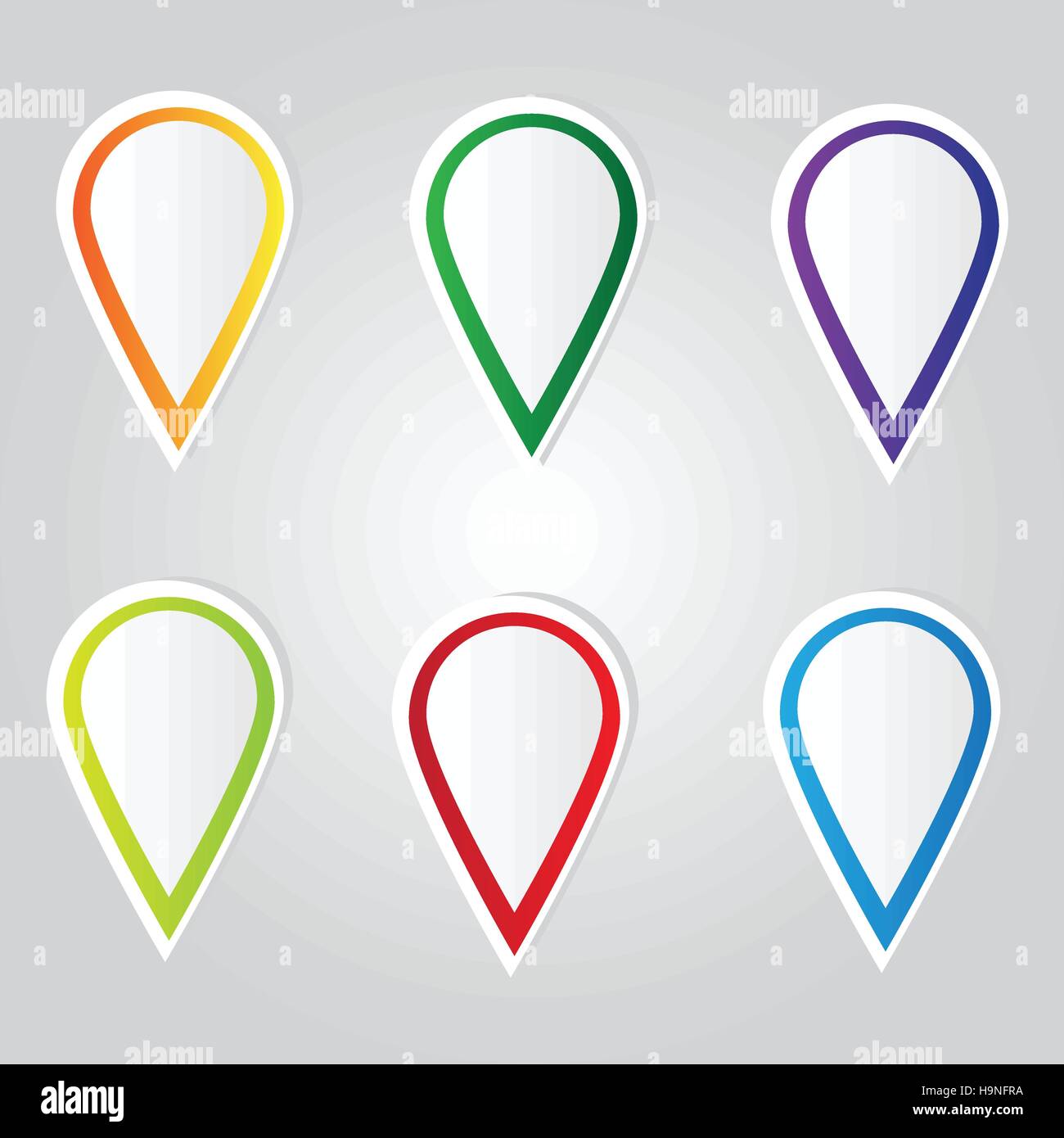 Set of bright map pointers - vector set Stock Vector Image & Art - Alamy Set of bright map pointers - vector set Stock Vector Image & Art - Alamy