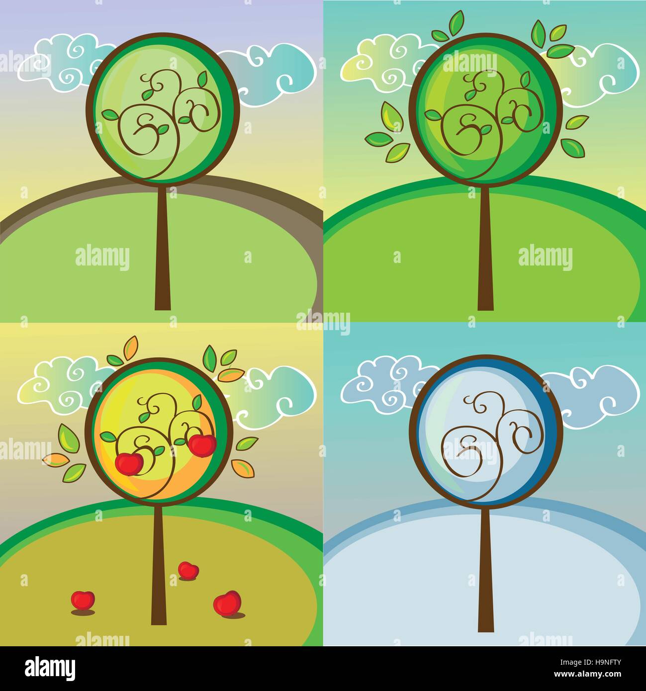 Different Seasons High Resolution Stock Photography and Images - Alamy