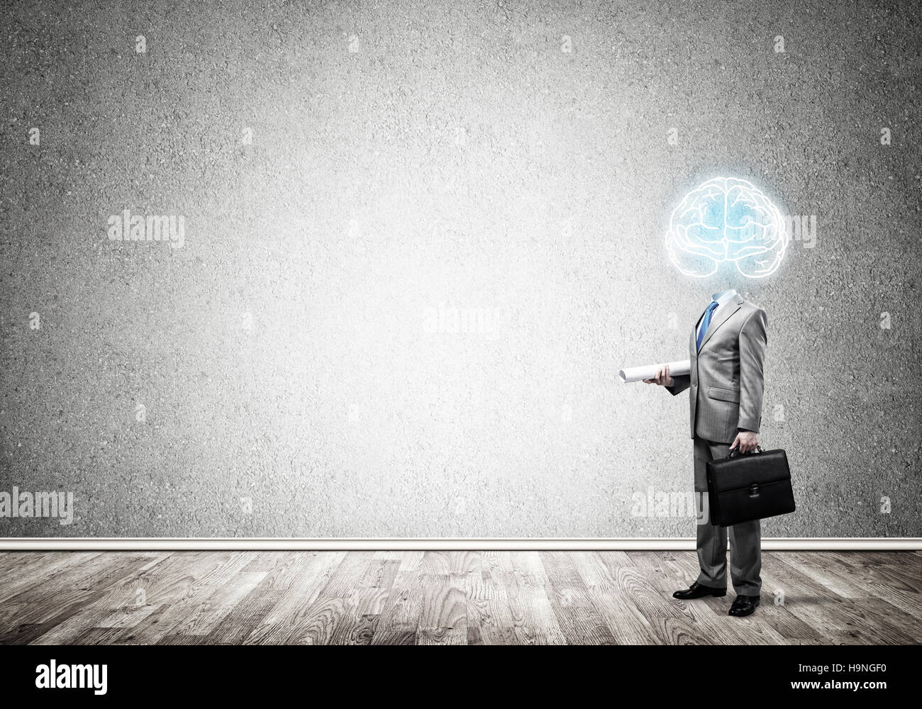 Man of great mind Stock Photo - Alamy