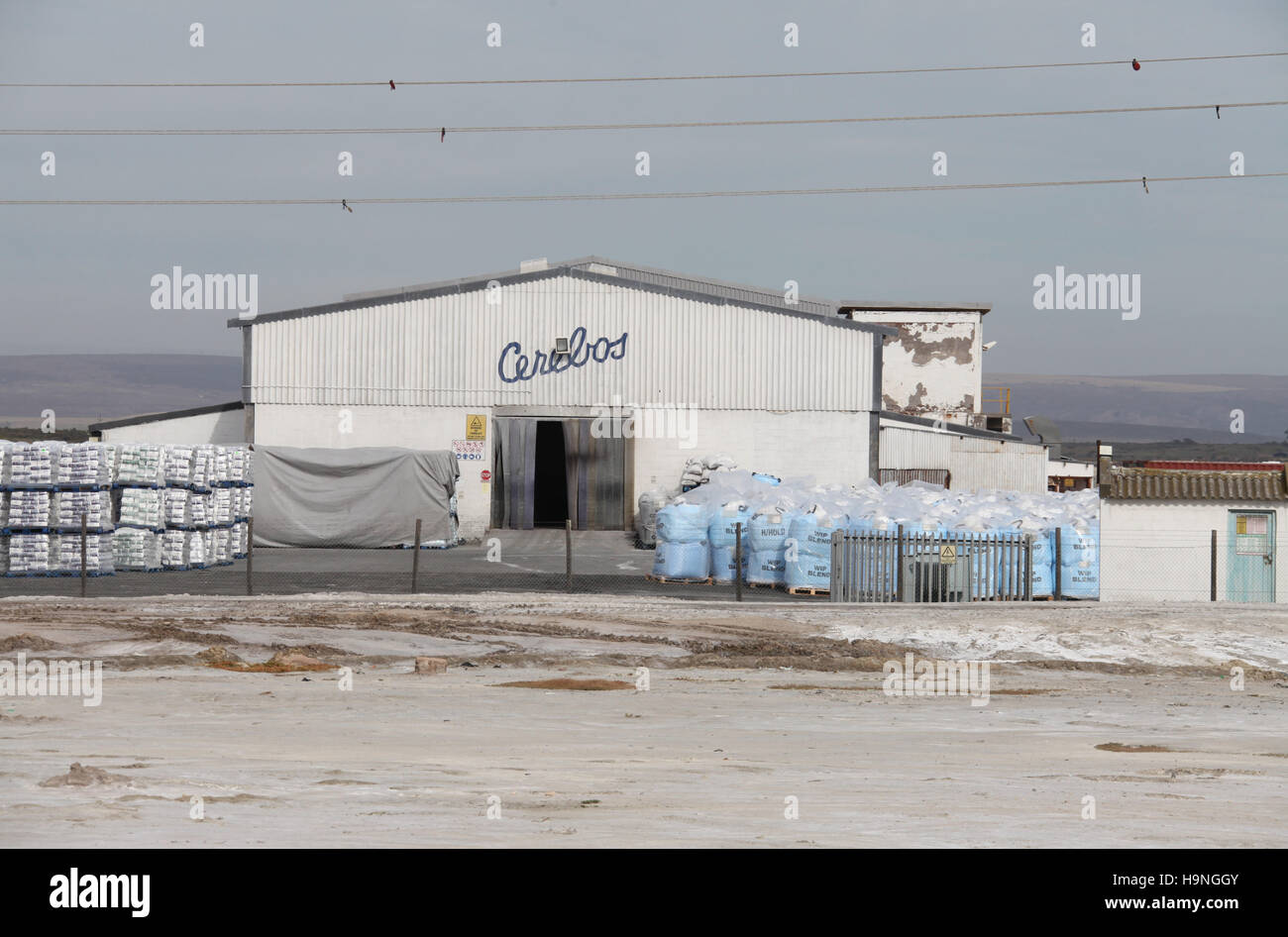 Cerebos Salt Works at Velddrif in South Africa Stock Photo - Alamy