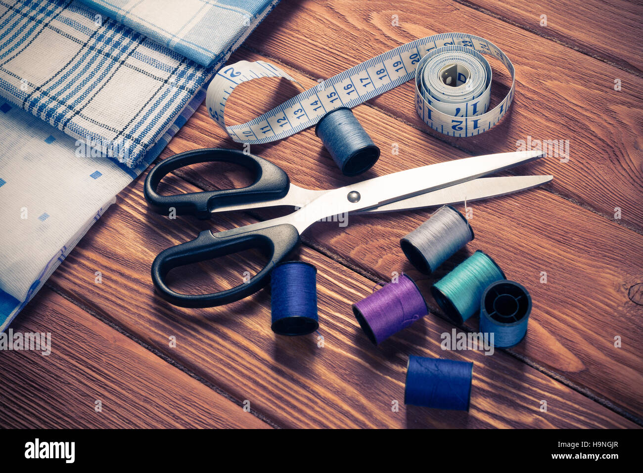 Items for sewing or DIY Stock Photo - Alamy