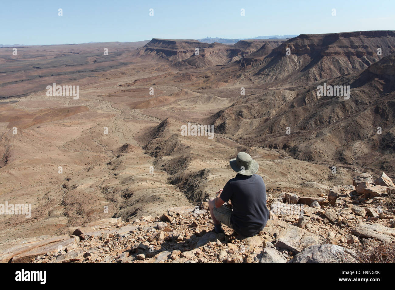Fish River Canyon landscape in Namibia from Fish River Lodge Stock ...