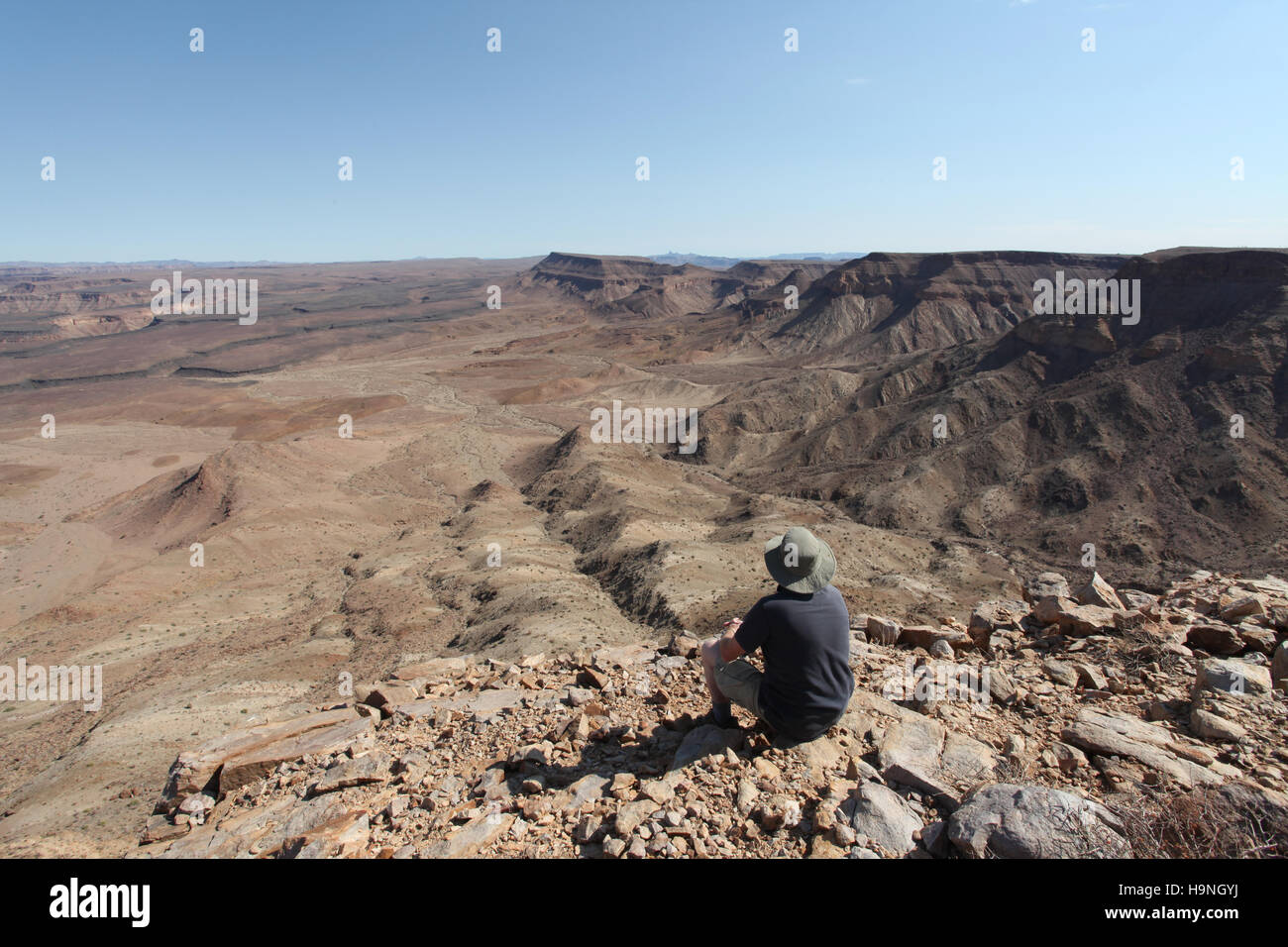 Fish River Canyon landscape in Namibia from Fish River Lodge Stock ...