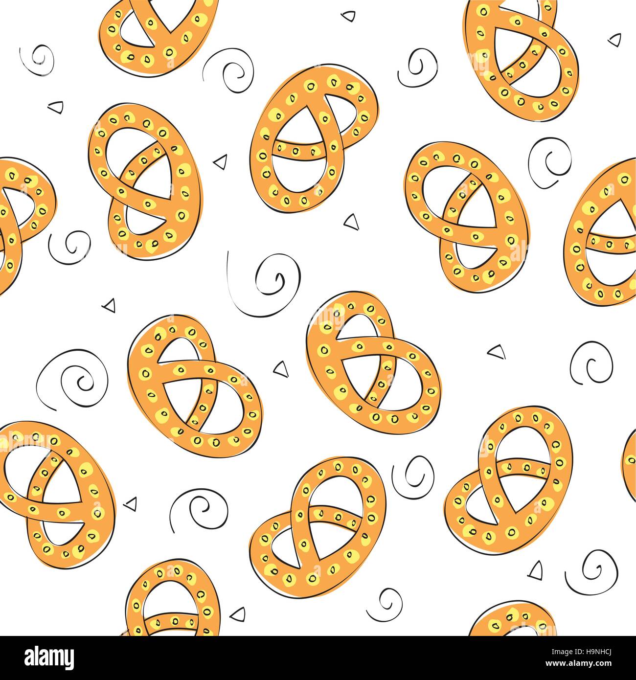 Bretzel vector vectors hi-res stock photography and images - Alamy