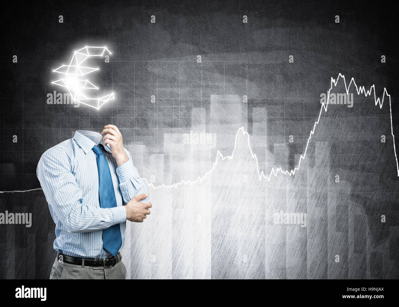 He is always thinking about money Stock Photo - Alamy