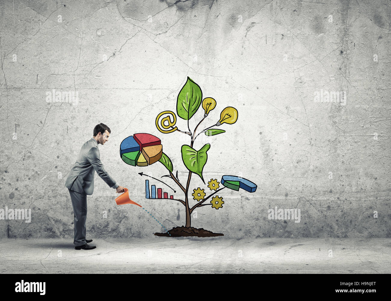 Make your income grow Stock Photo - Alamy
