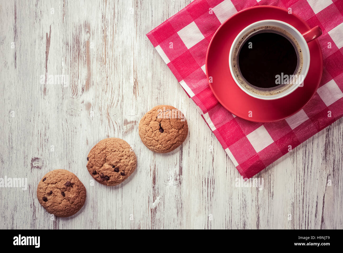 Cup of refreshing coffee Stock Photo - Alamy