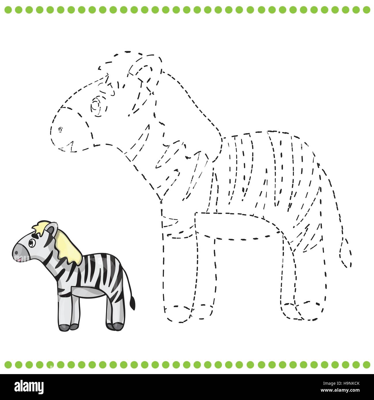 Duiker Zebra Coloring Pages