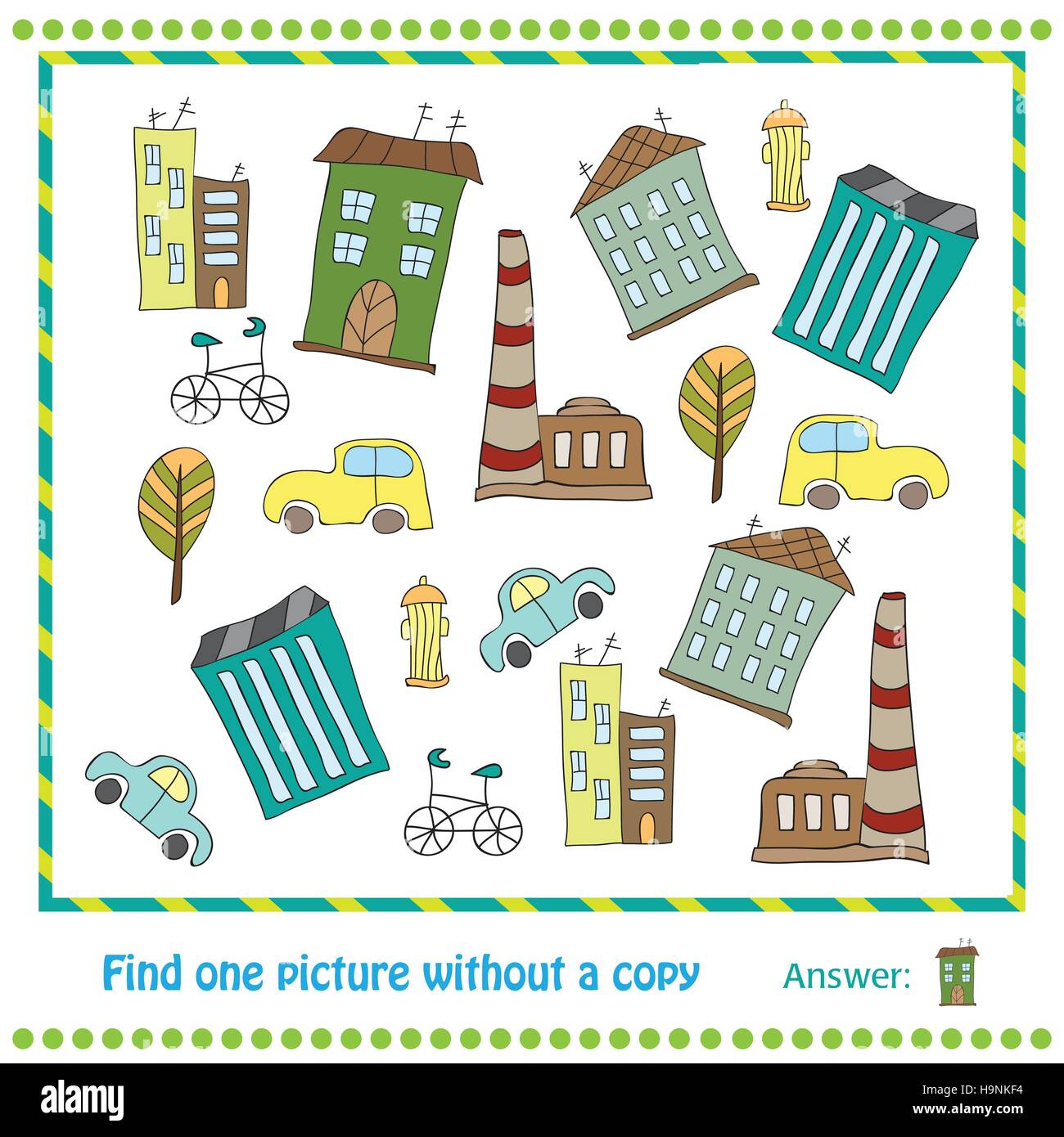 Vector Illustration - Educational Game for Children - find picture ...