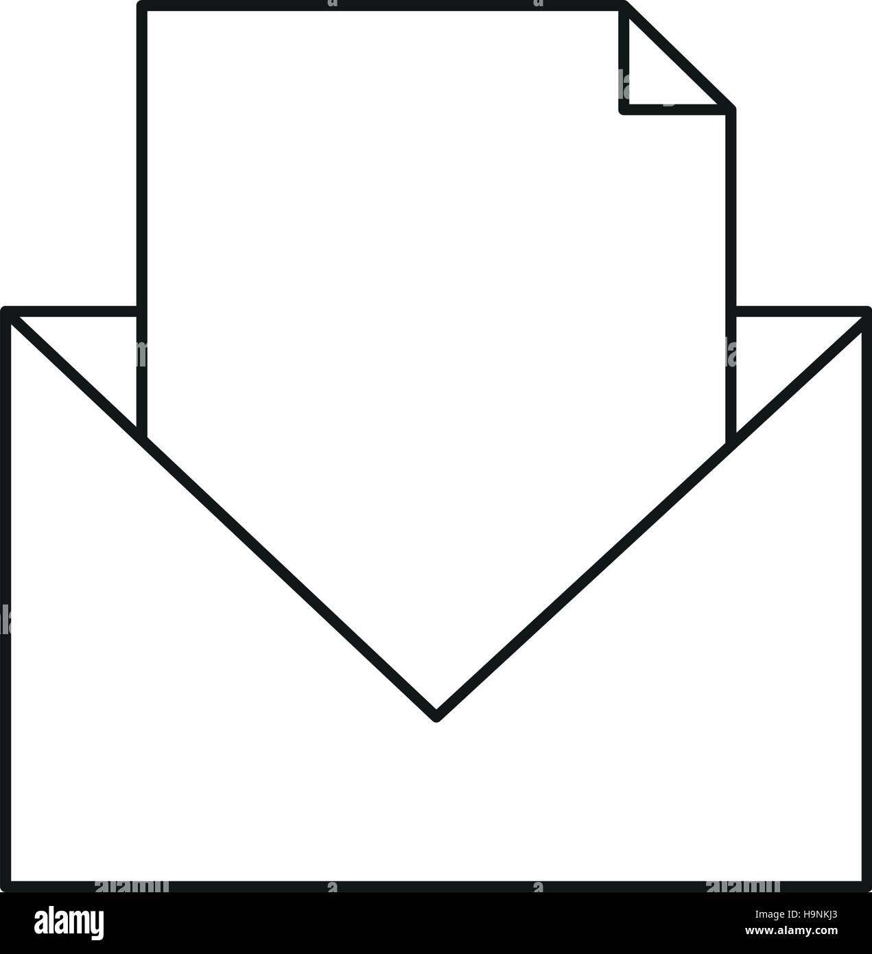 Isolated email envelope design Stock Vector Image & Art - Alamy