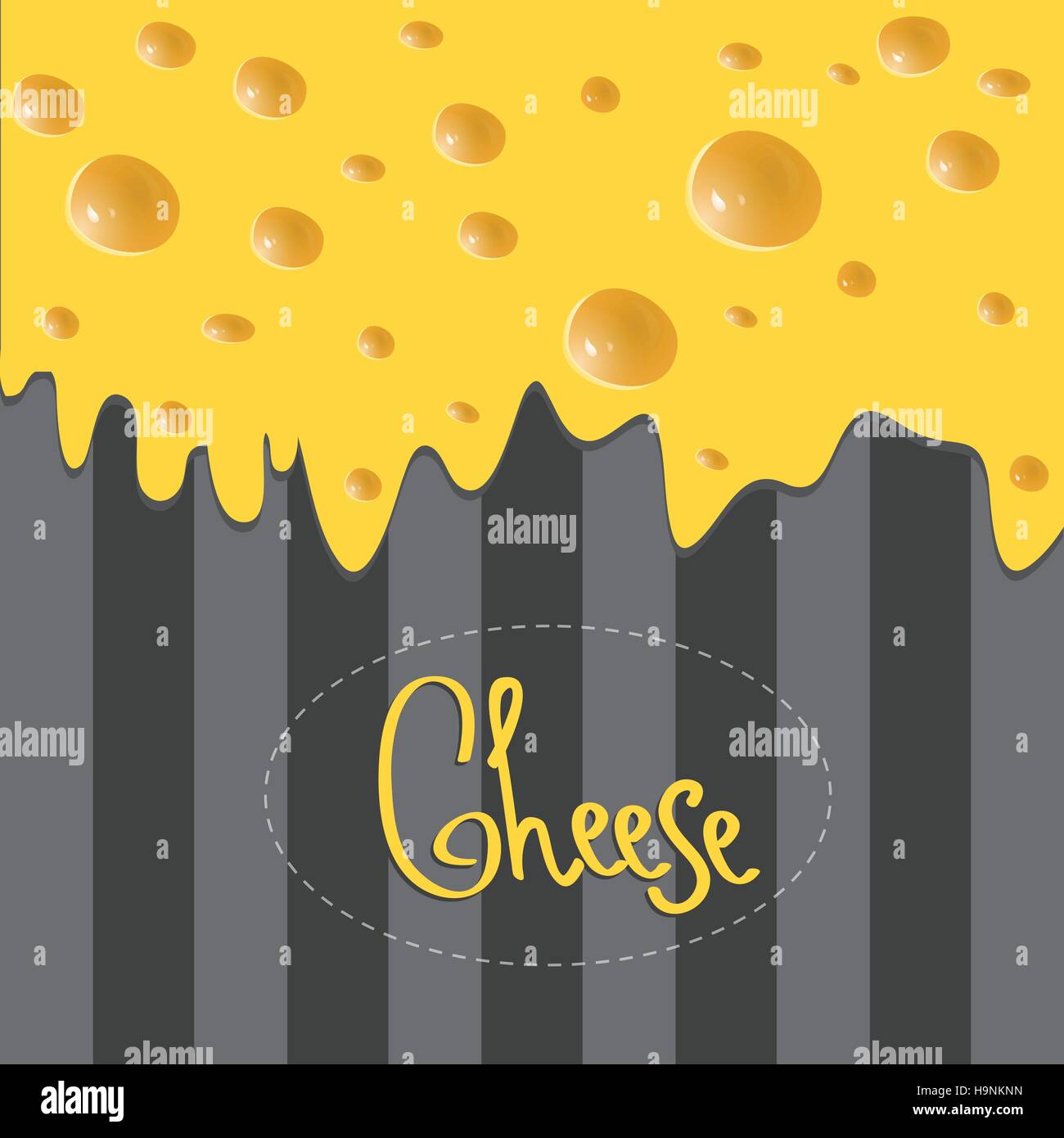 Vector Cheese brochure on dark background made of stripes Stock Vector ...