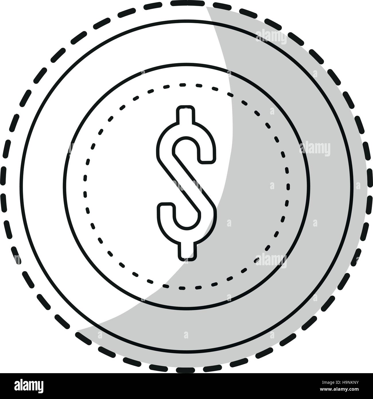 Isolated coin design Stock Vector Image & Art - Alamy