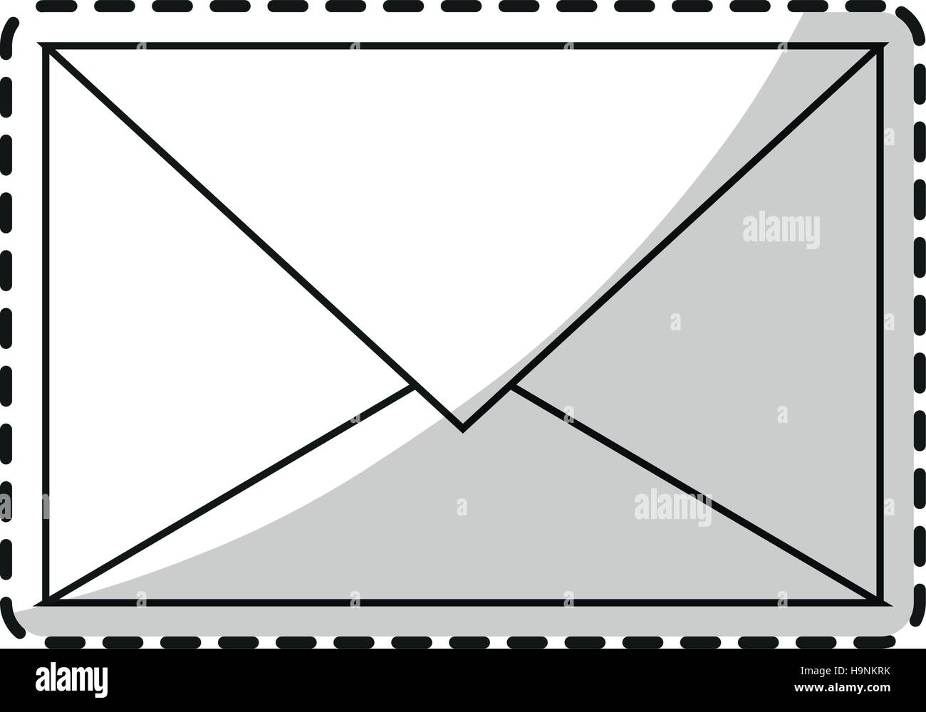 Isolated email envelope design Stock Vector Image & Art - Alamy