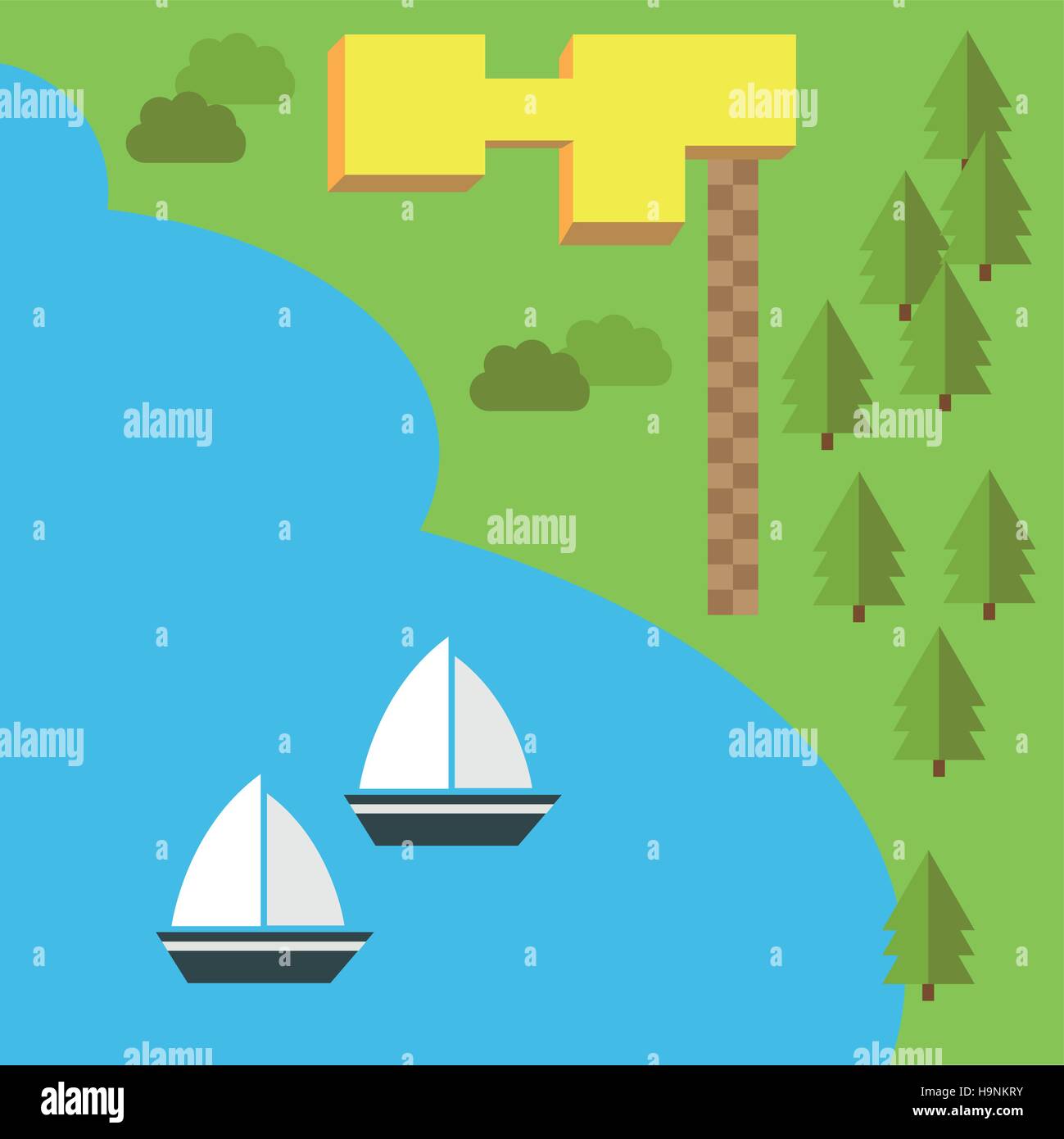 Vector elements for easy creating own maps Stock Vector Image & Art - Alamy