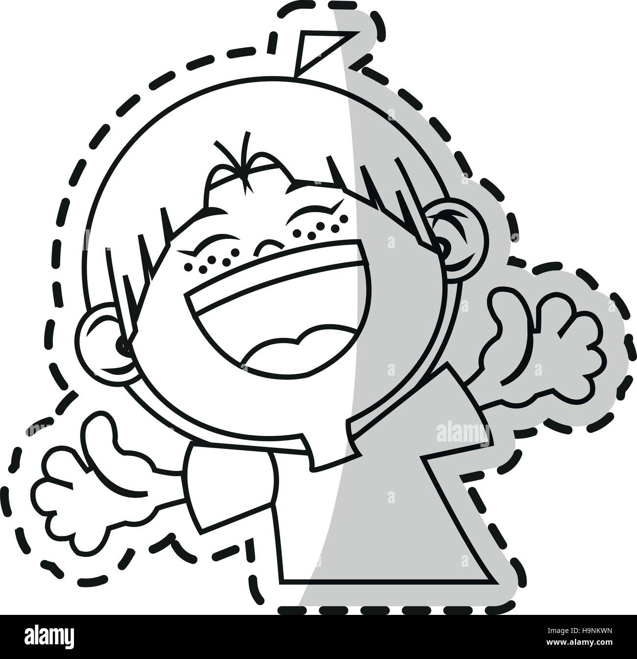 Isolated kid cartoon design Stock Vector Image & Art - Alamy