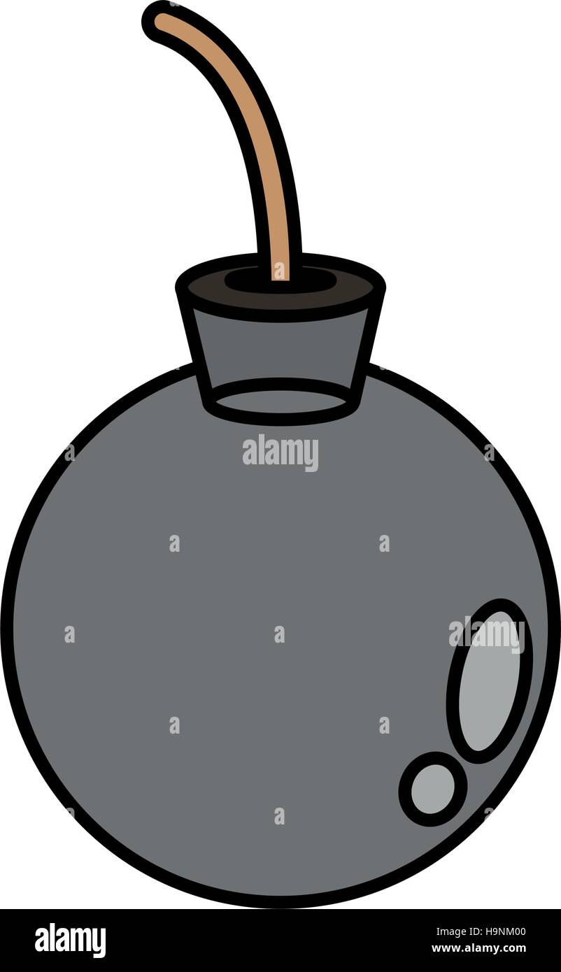 Isolated bomb design Stock Vector Image & Art - Alamy