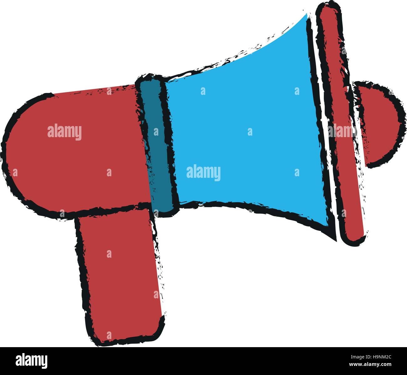 Isolated megaphone design Stock Vector Image & Art - Alamy