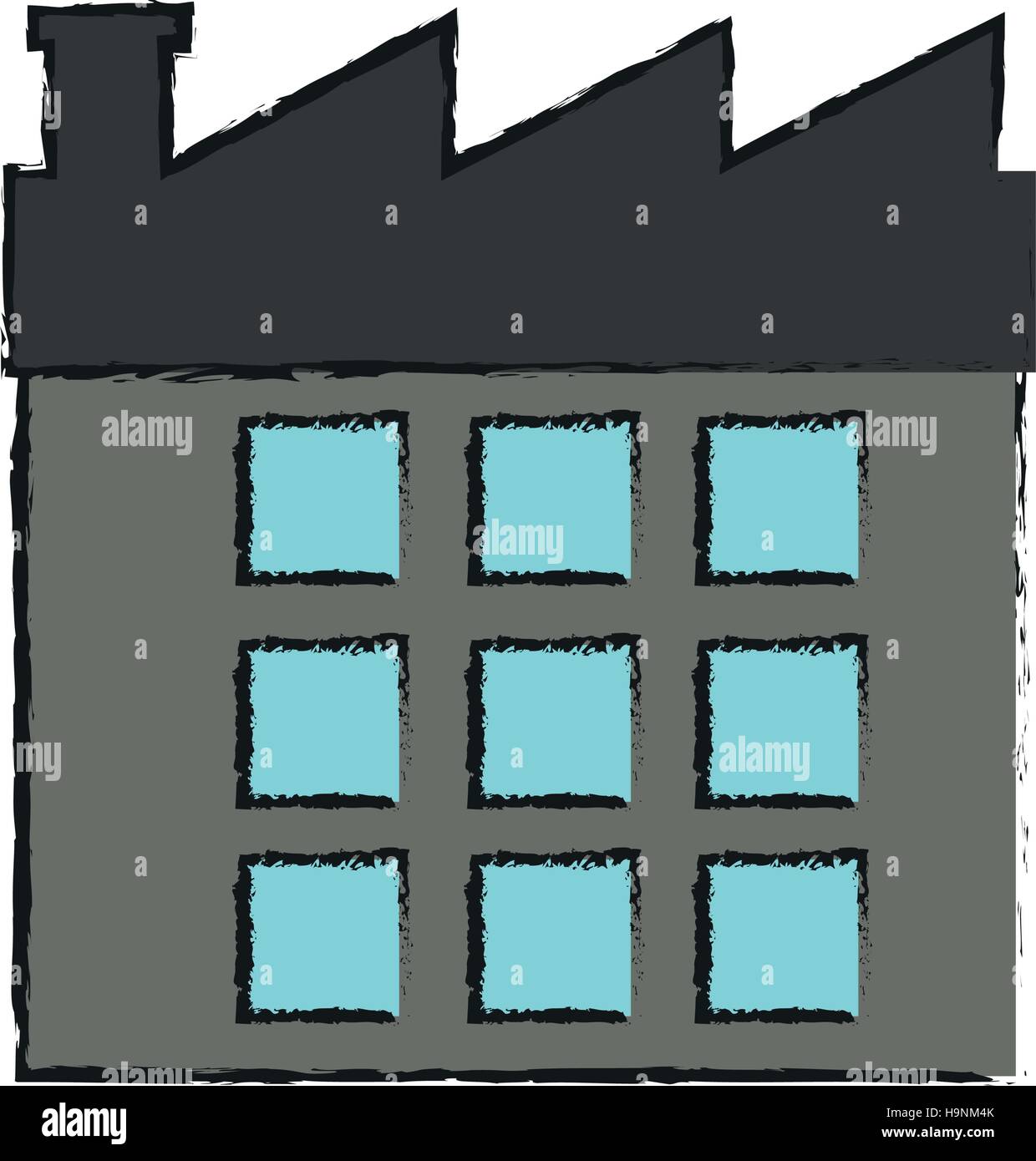 Isolated factory building design Stock Vector Image & Art - Alamy