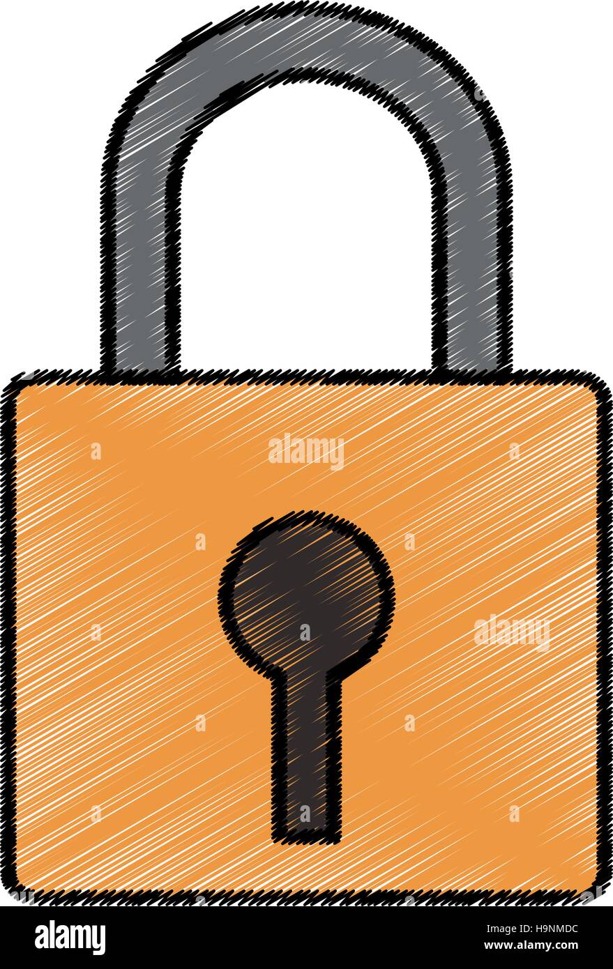 Isolated padlock design Stock Vector Image & Art - Alamy
