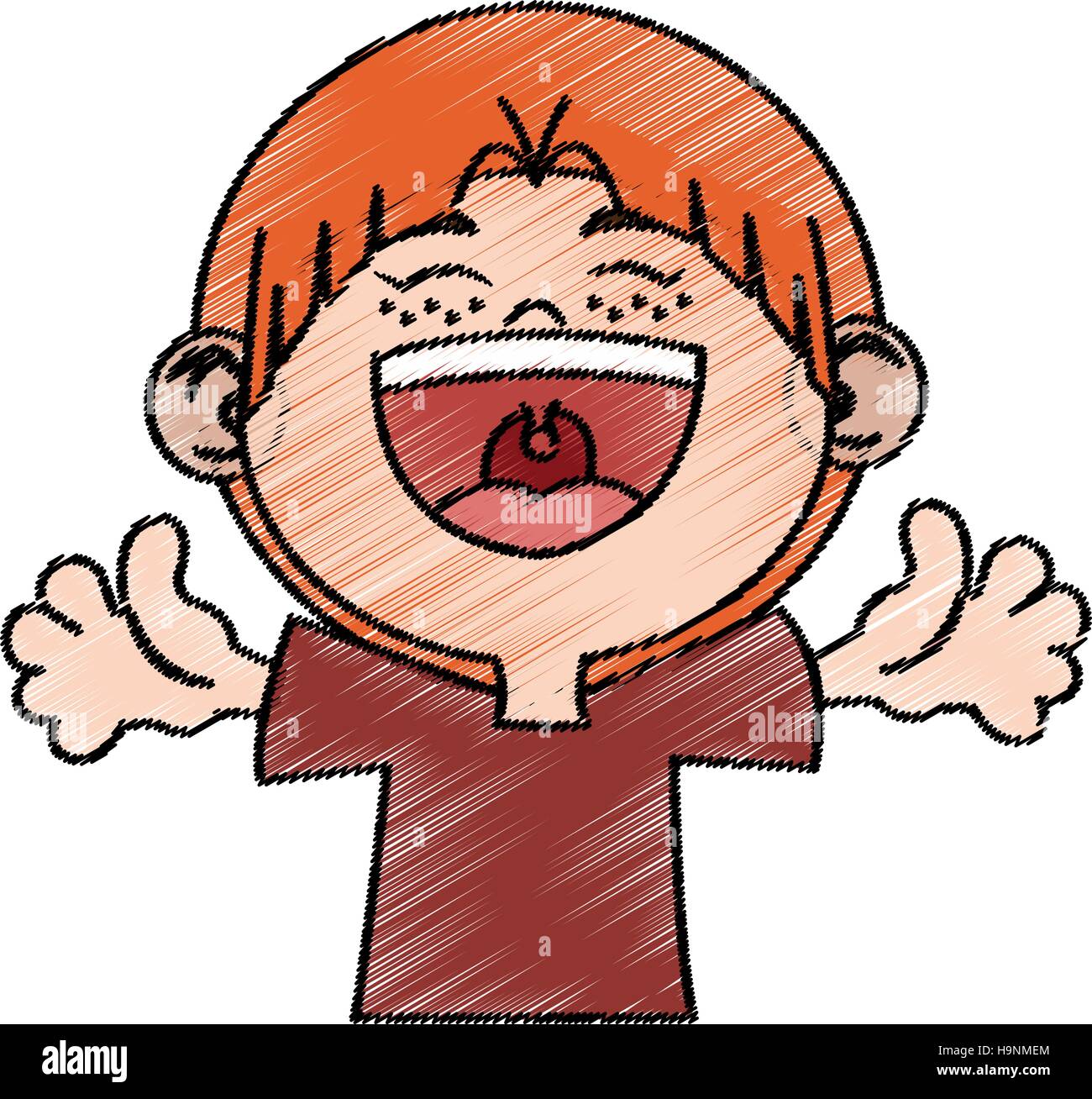 Isolated kid cartoon design Stock Vector Image & Art - Alamy