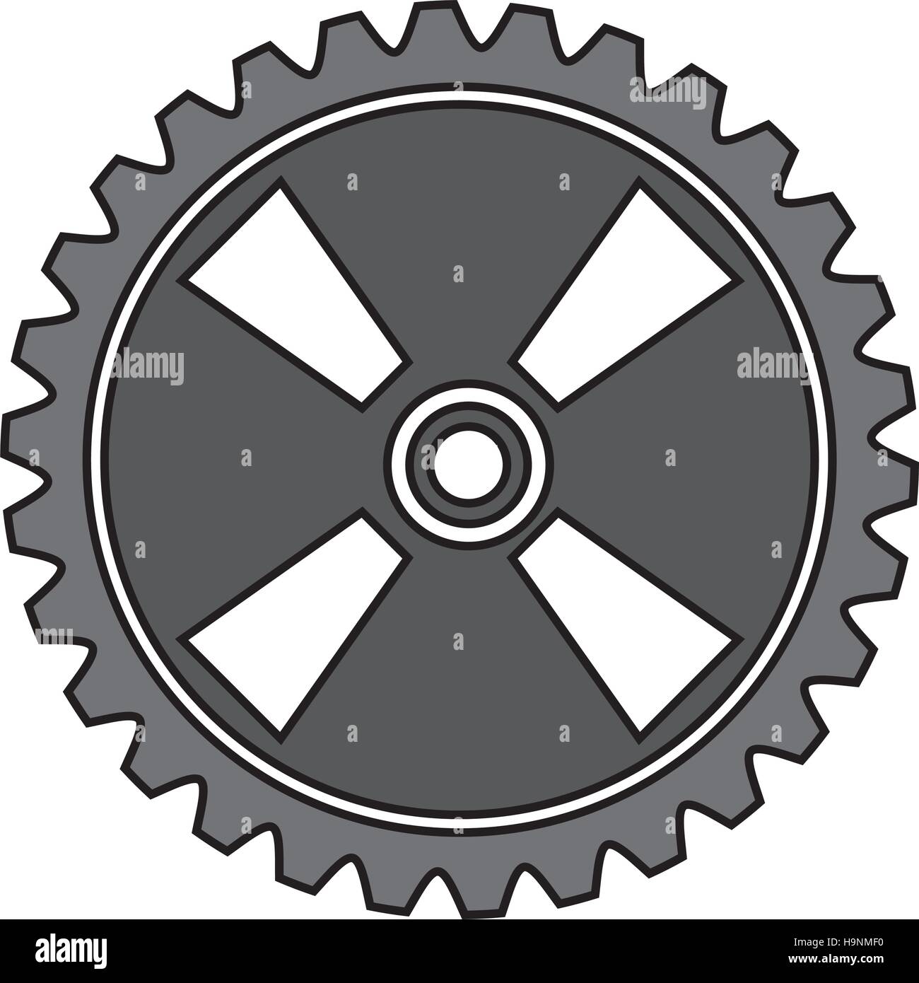 Isolated gear design Stock Vector Image & Art - Alamy
