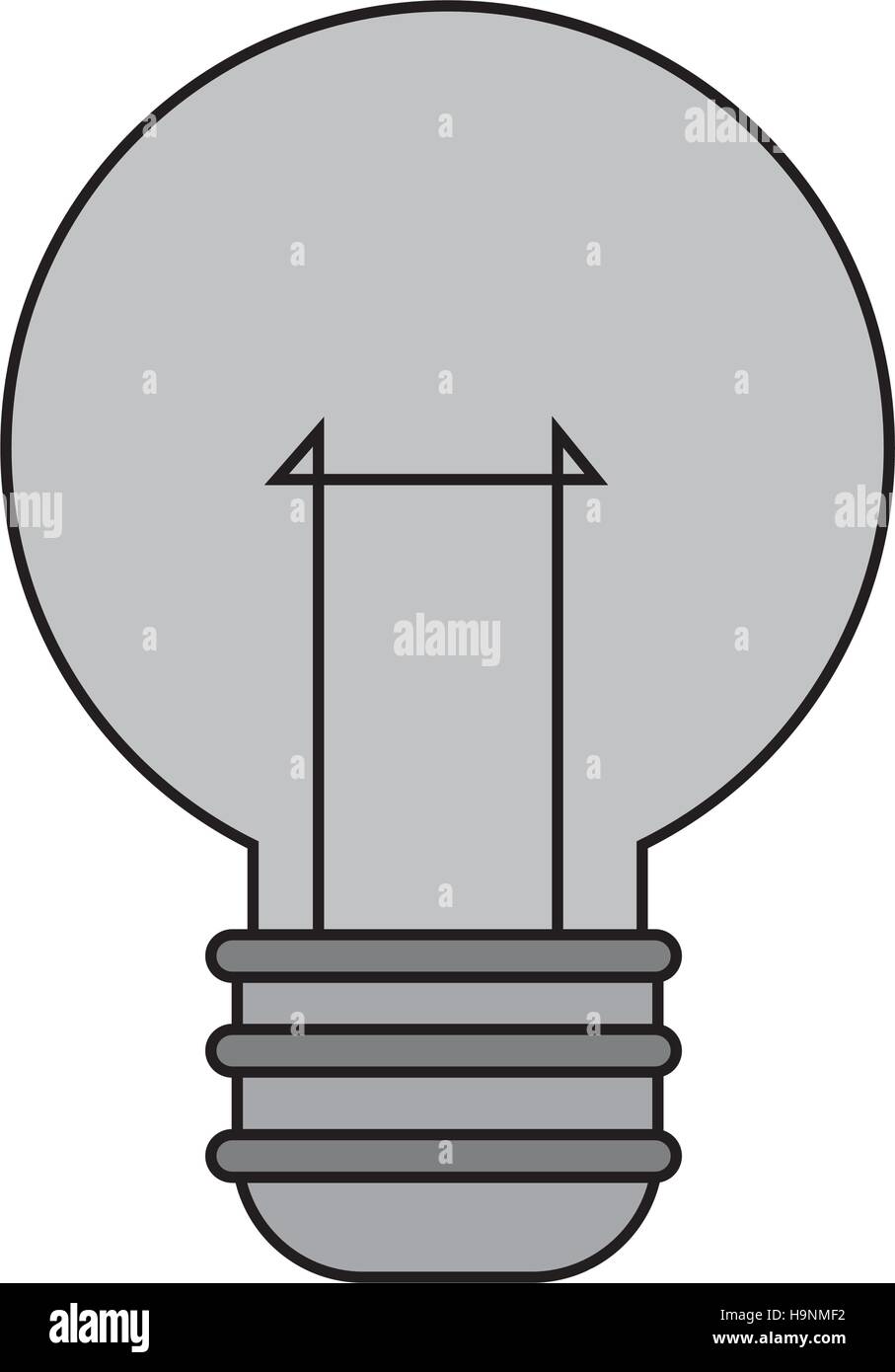 Isolated light bulb design Stock Vector Image & Art - Alamy