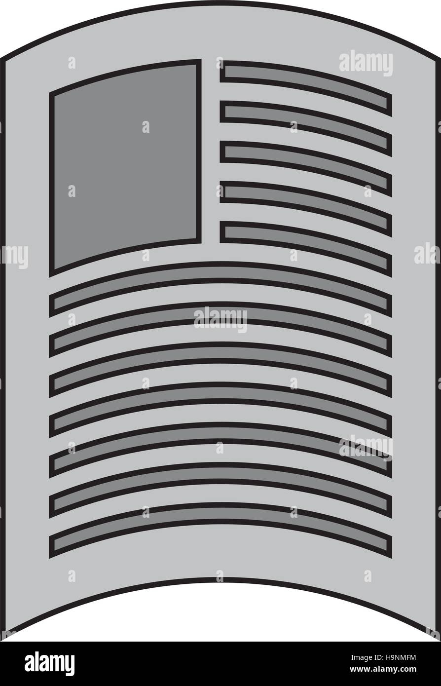 Isolated piece of paper design Stock Vector Image & Art - Alamy