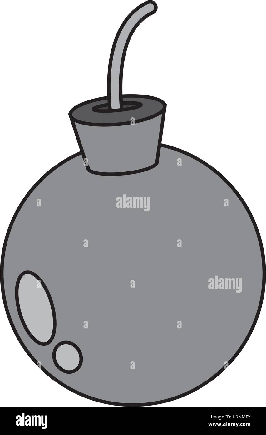Isolated bomb design Stock Vector Image & Art - Alamy