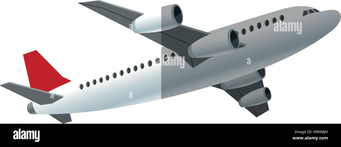 Isolated airplane design Stock Vector Image & Art - Alamy