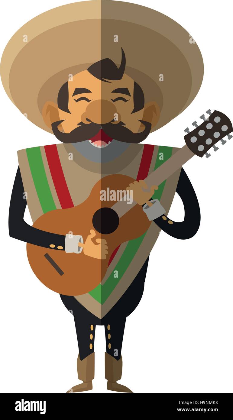 Isolated mexican man design Stock Vector Image & Art - Alamy
