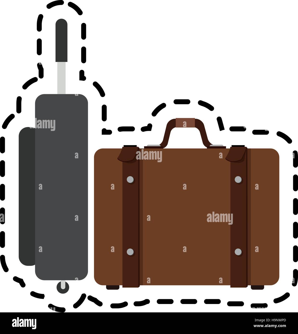 Isolated baggage design Stock Vector Image & Art - Alamy