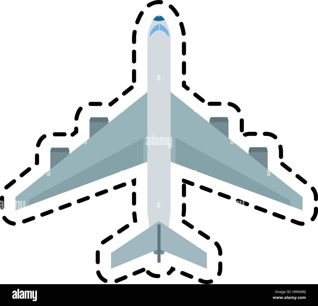 Isolated airplane design Stock Vector Image & Art - Alamy