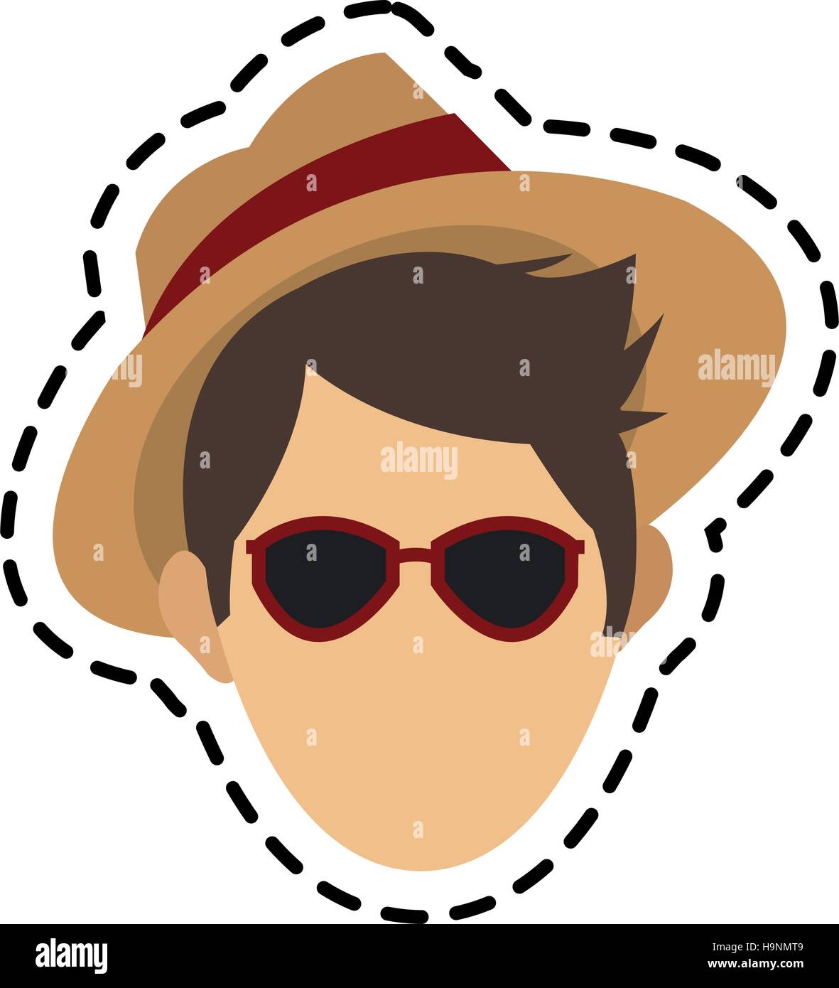 Isolated tourist man design Stock Vector Image & Art - Alamy