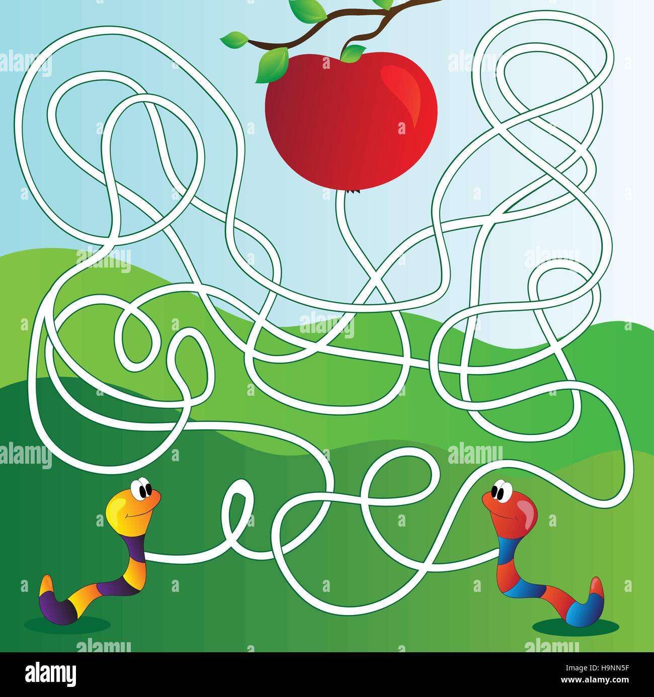 Worm Vectors High Resolution Stock Photography and Images - Alamy