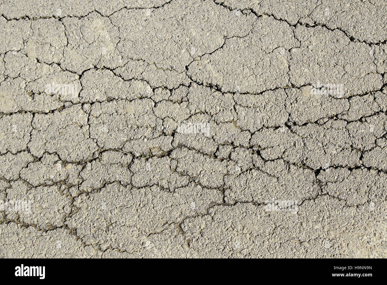 Stone floor broken and worn, construction and exterior architecture ...