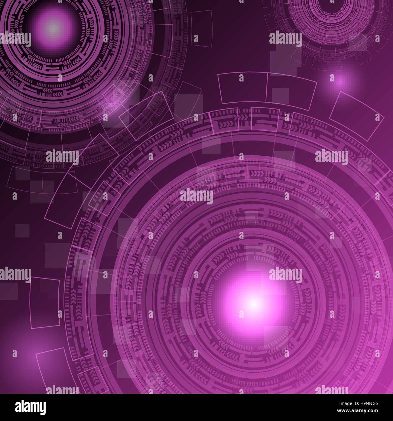 Abstract dark pink technology futuristic background, stock vector Stock ...
