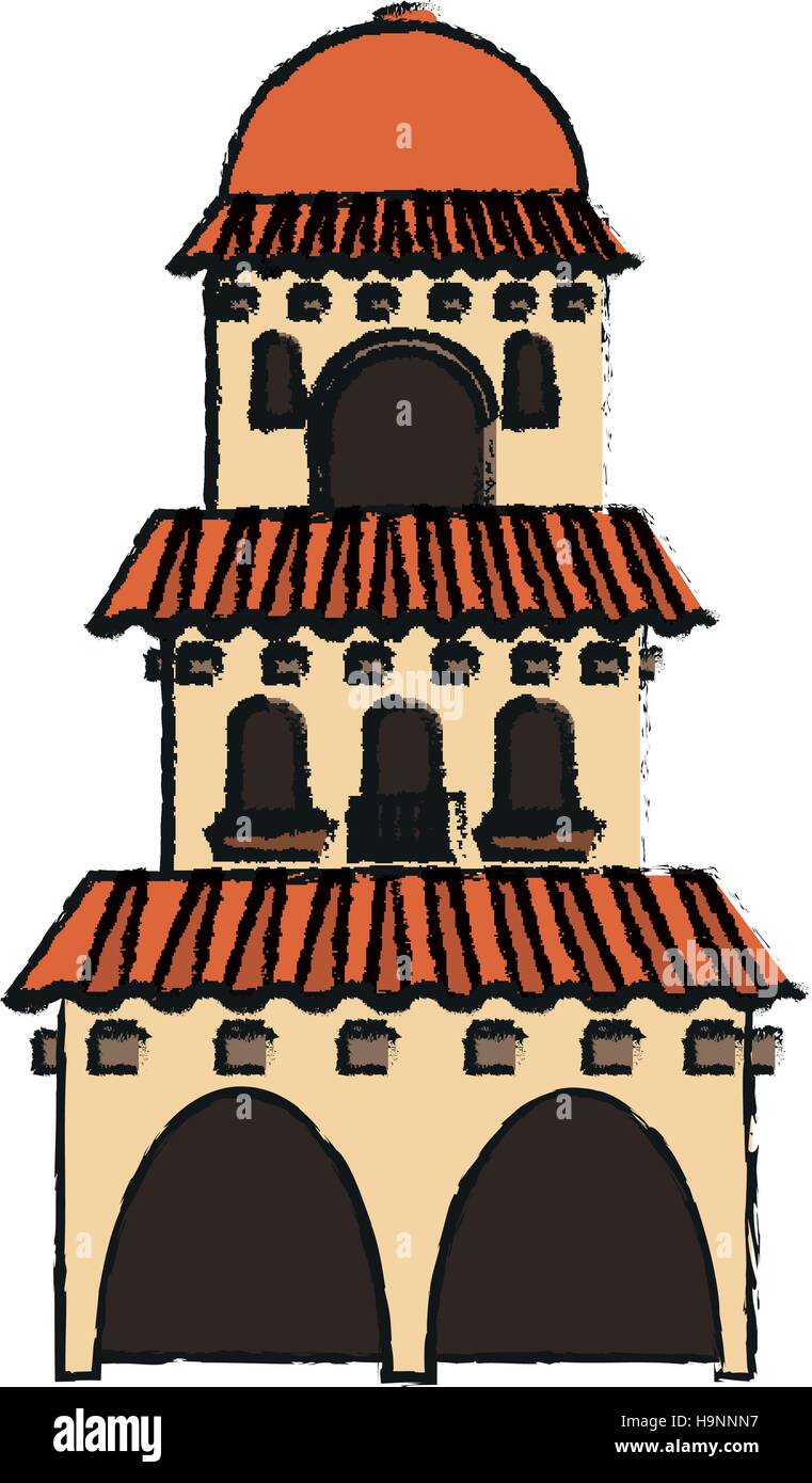 Isolated mexican building design Stock Vector Image & Art - Alamy