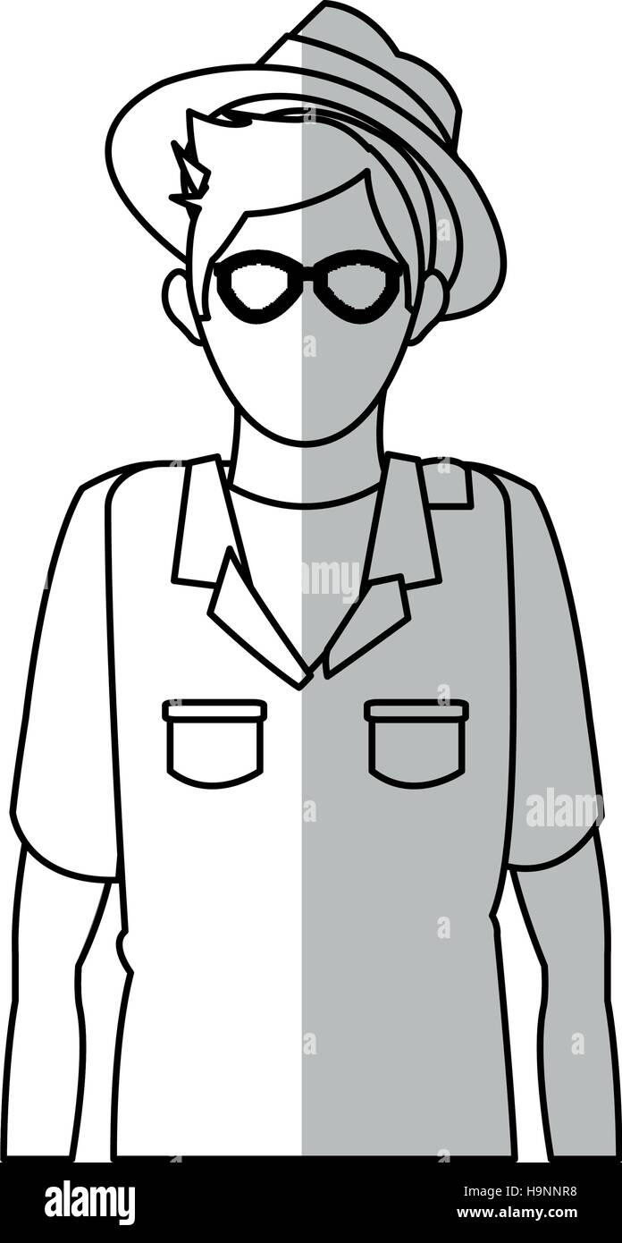 Isolated tourist man design Stock Vector Image & Art - Alamy