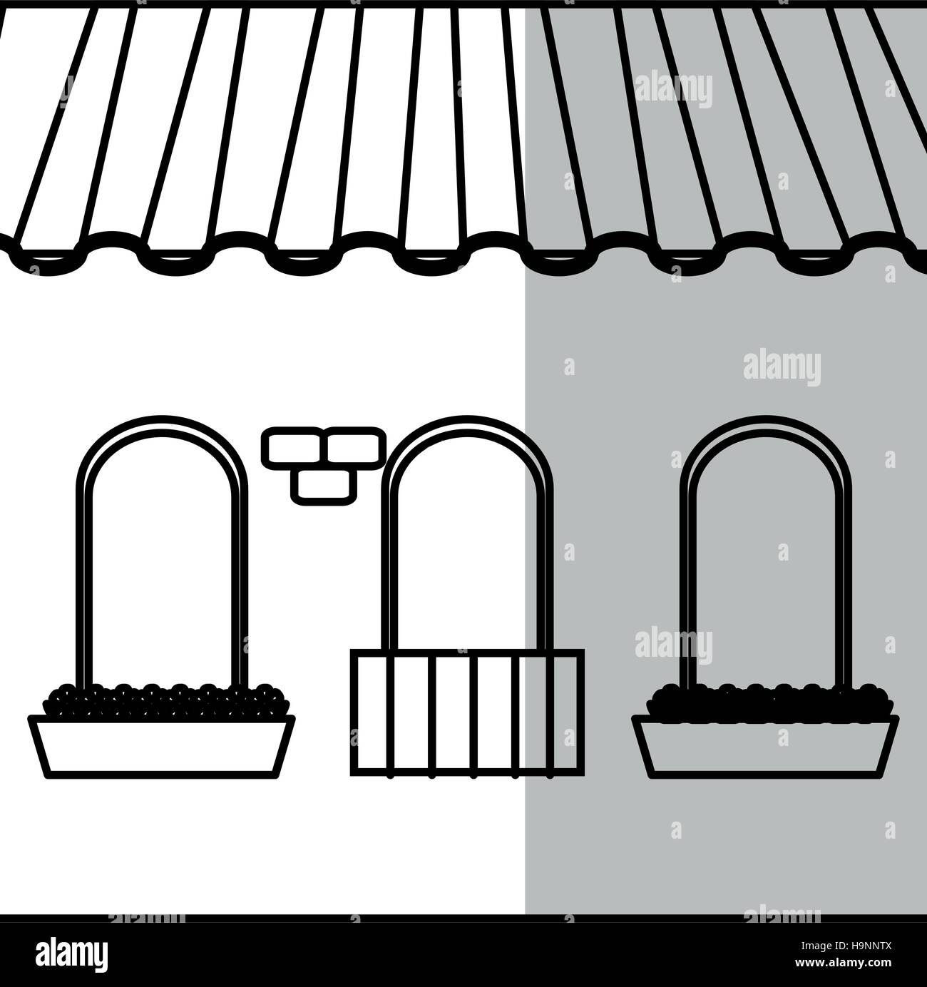 Isolated mexican building design Stock Vector Image & Art - Alamy