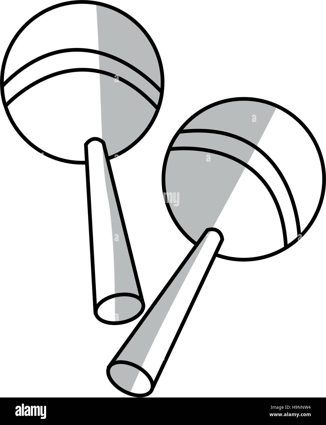 Isolated maraca instrument design Stock Vector Image & Art - Alamy