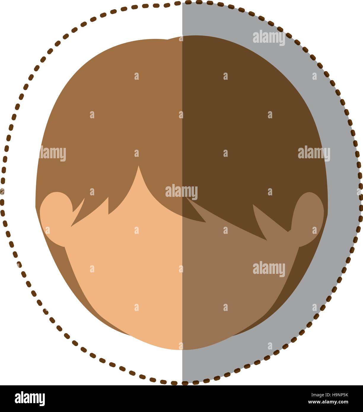 Kid icon. Childhood little people and person theme. Isolated design ...