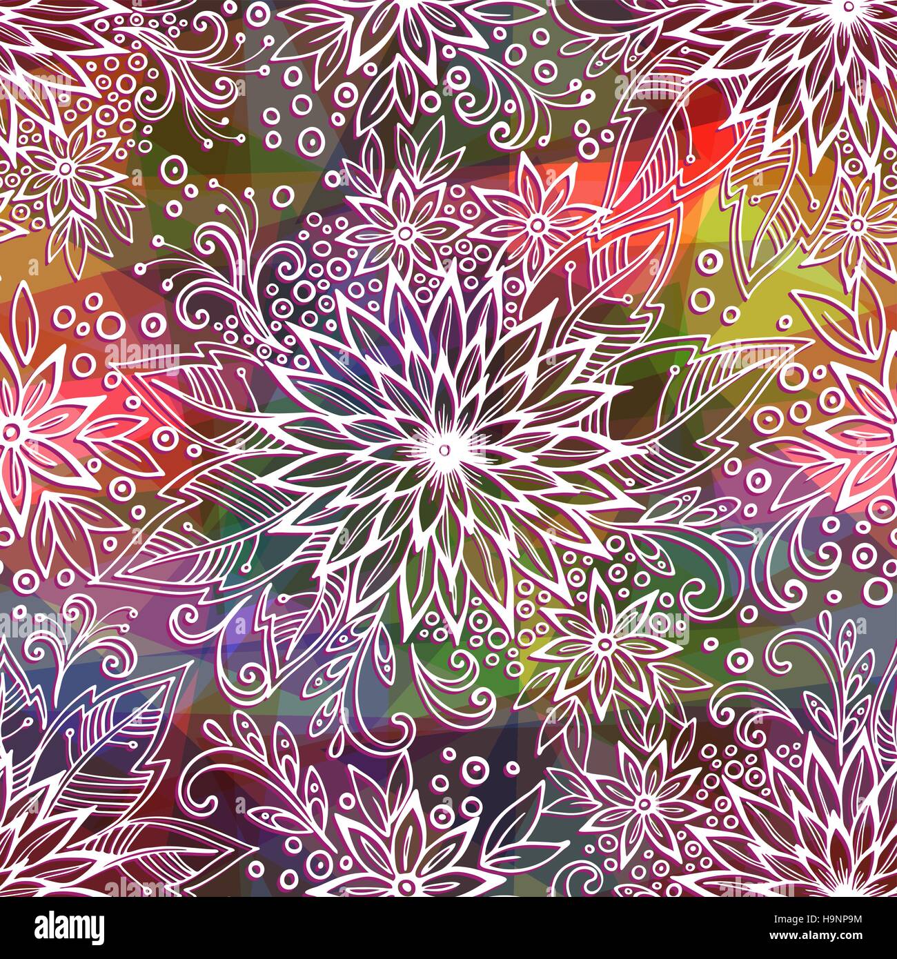 Abstract triangular background outline Stock Vector Images - Alamy