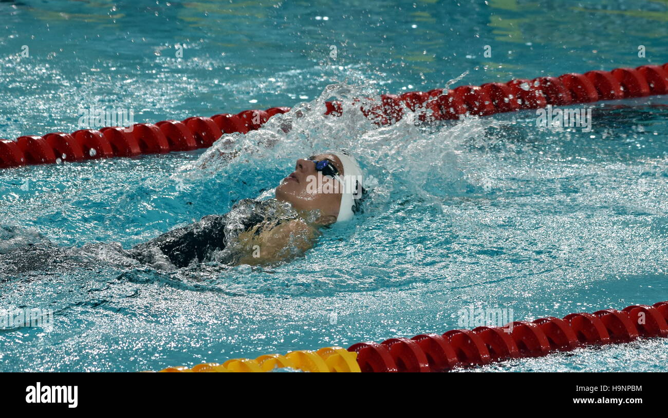 Backstroke swimmer olympic 2016 hi-res stock photography and images - Alamy