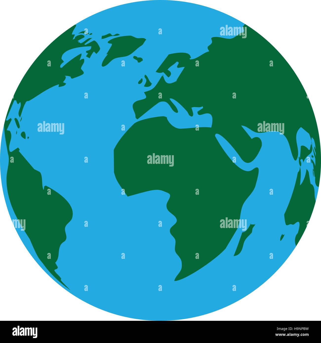 Planet sphere icon. Continent earth world and globe theme. Isolated ...