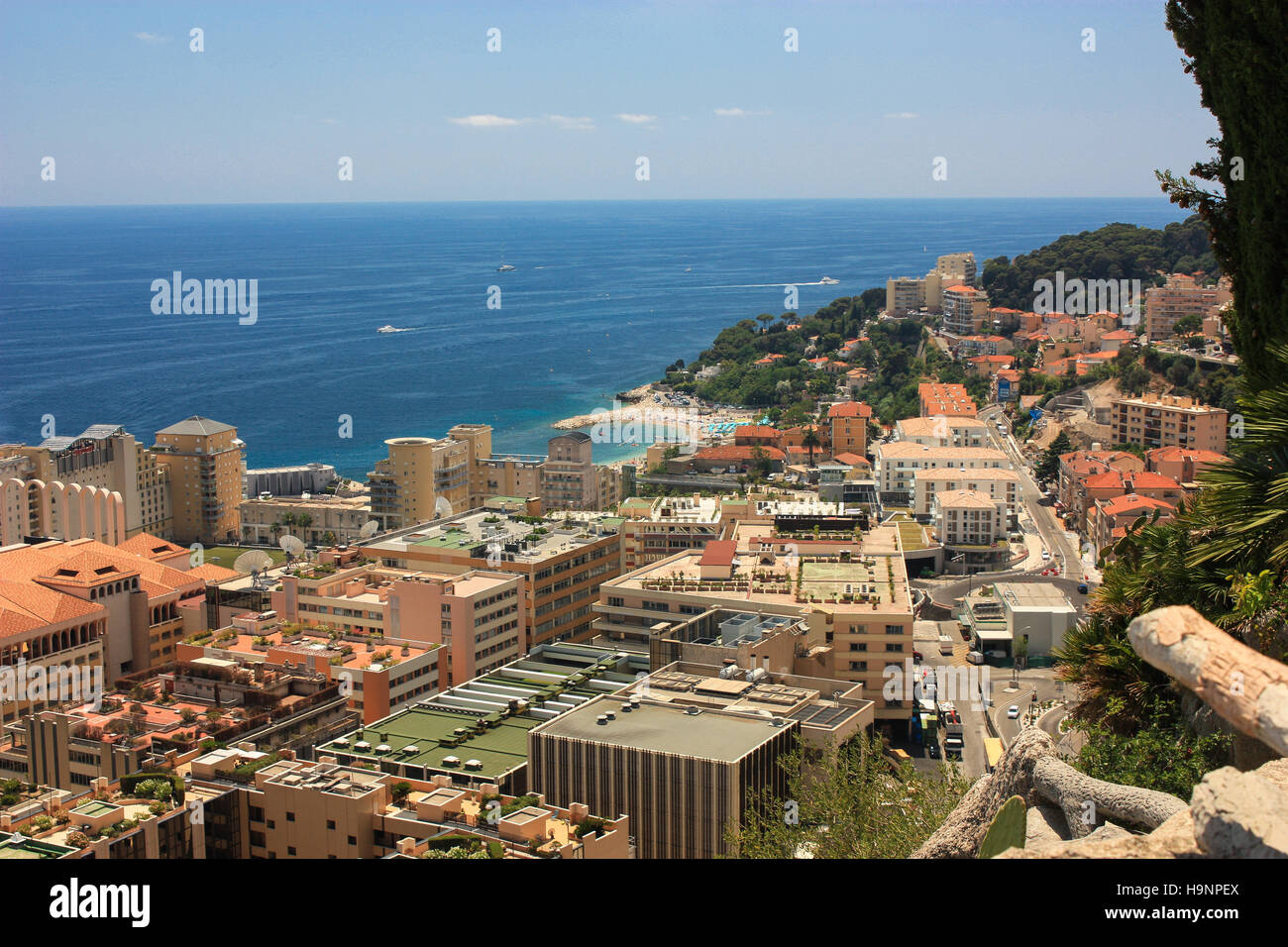 View Monaco neighborhoods. The beautiful Mediterranean Coast. Cote d ...