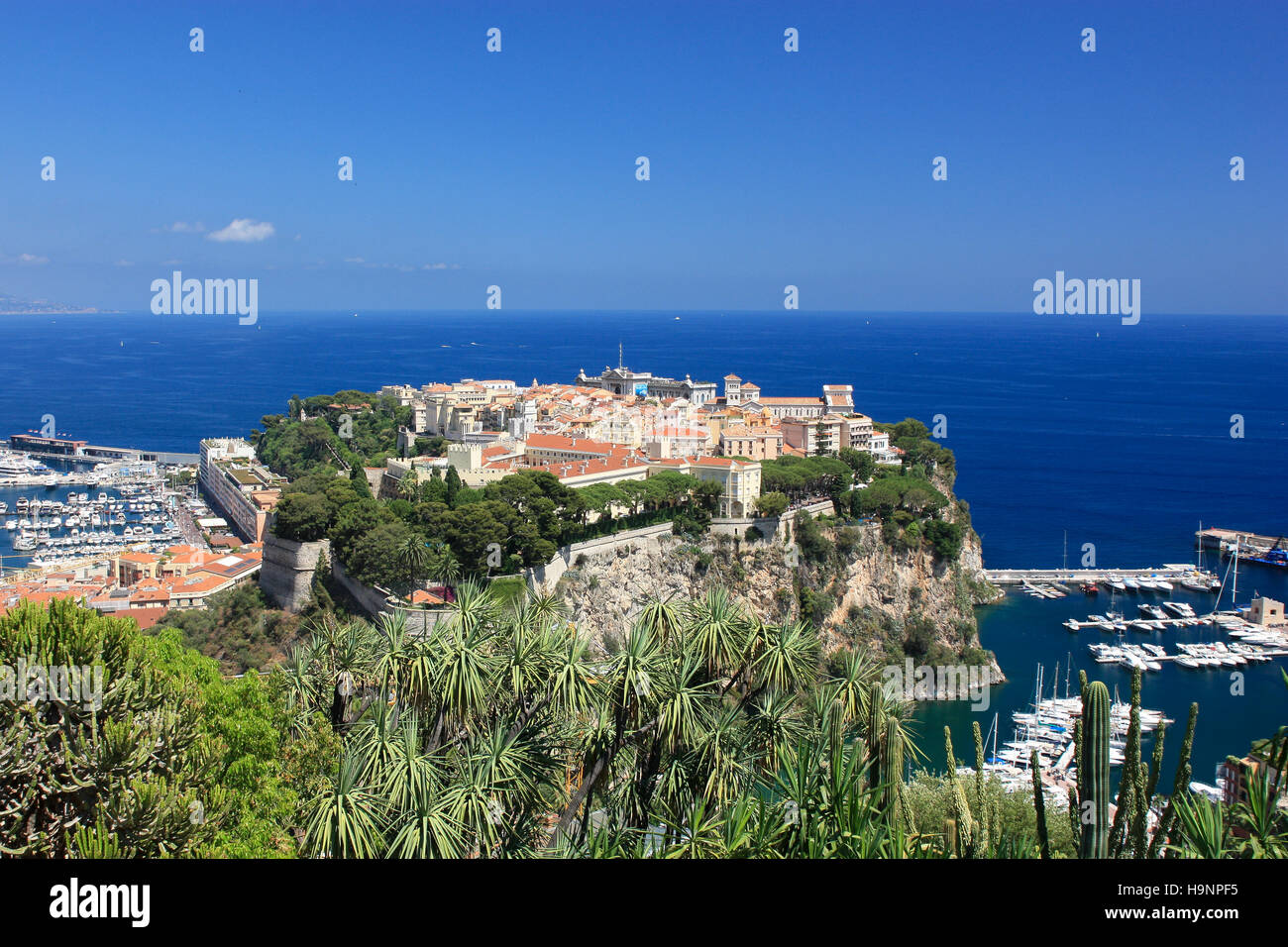 View Monaco neighborhoods. The beautiful Mediterranean Coast. Cote d ...