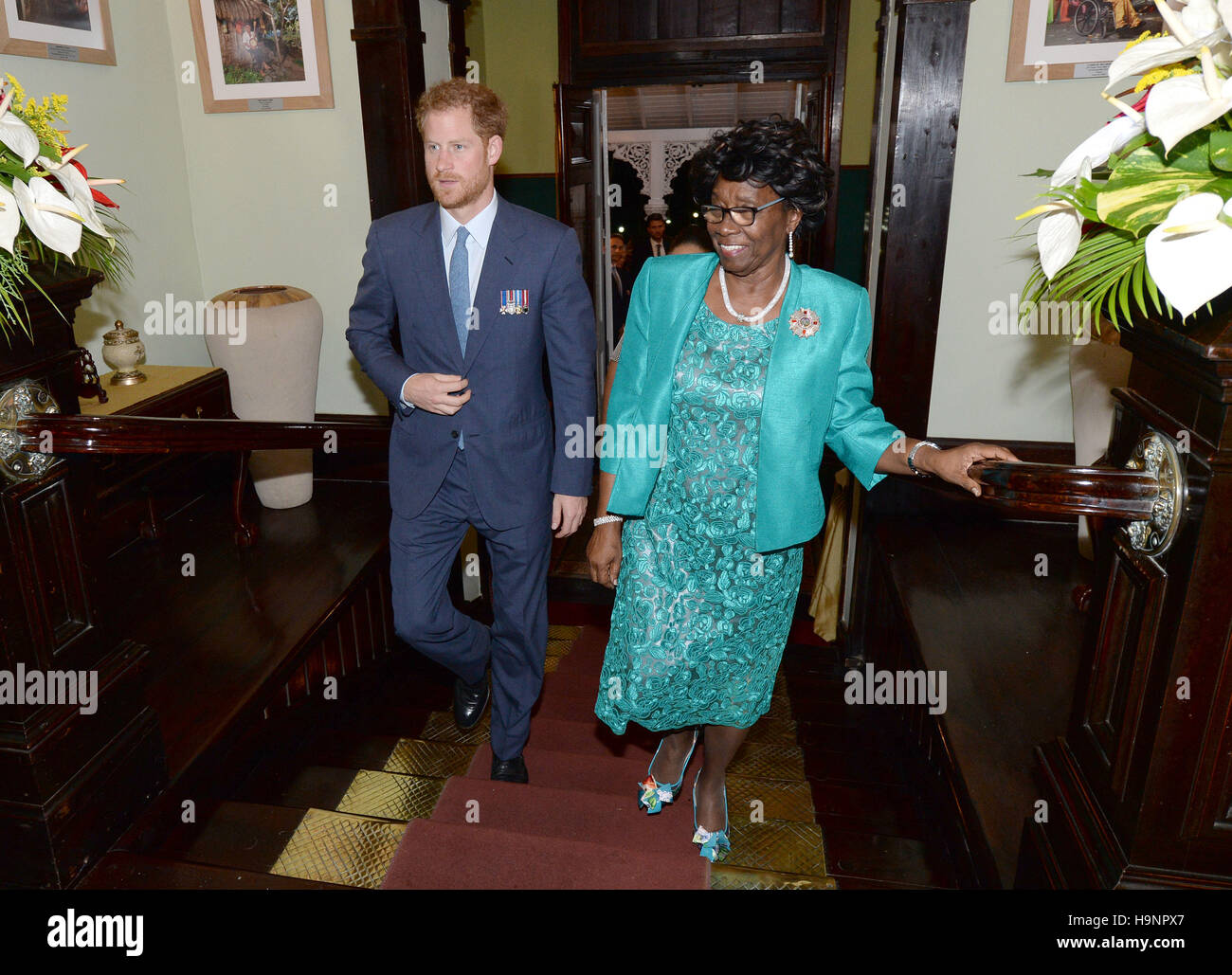 Prince Harry attends a reception hosted by the Governor General, Her ...
